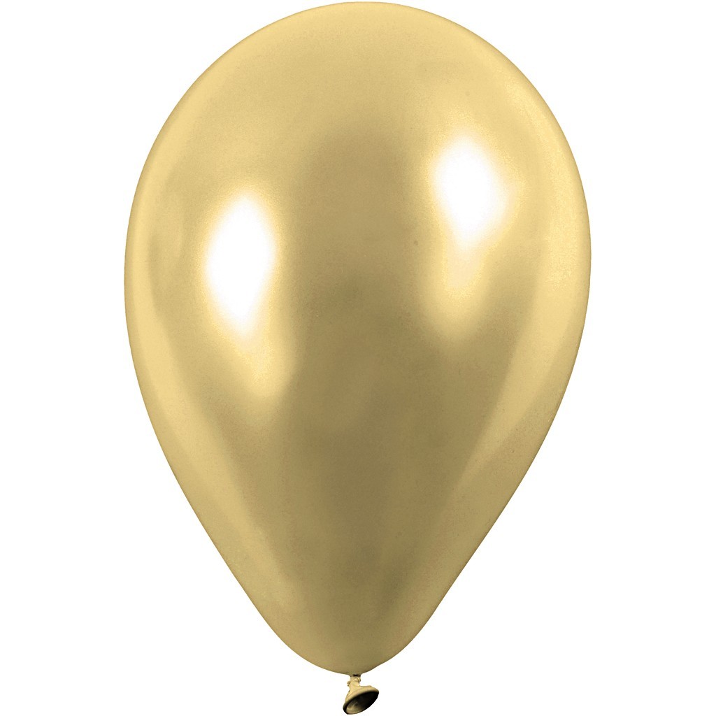 Ballon Guld, 23 cm fra Happy Moments - hobbybien.dk